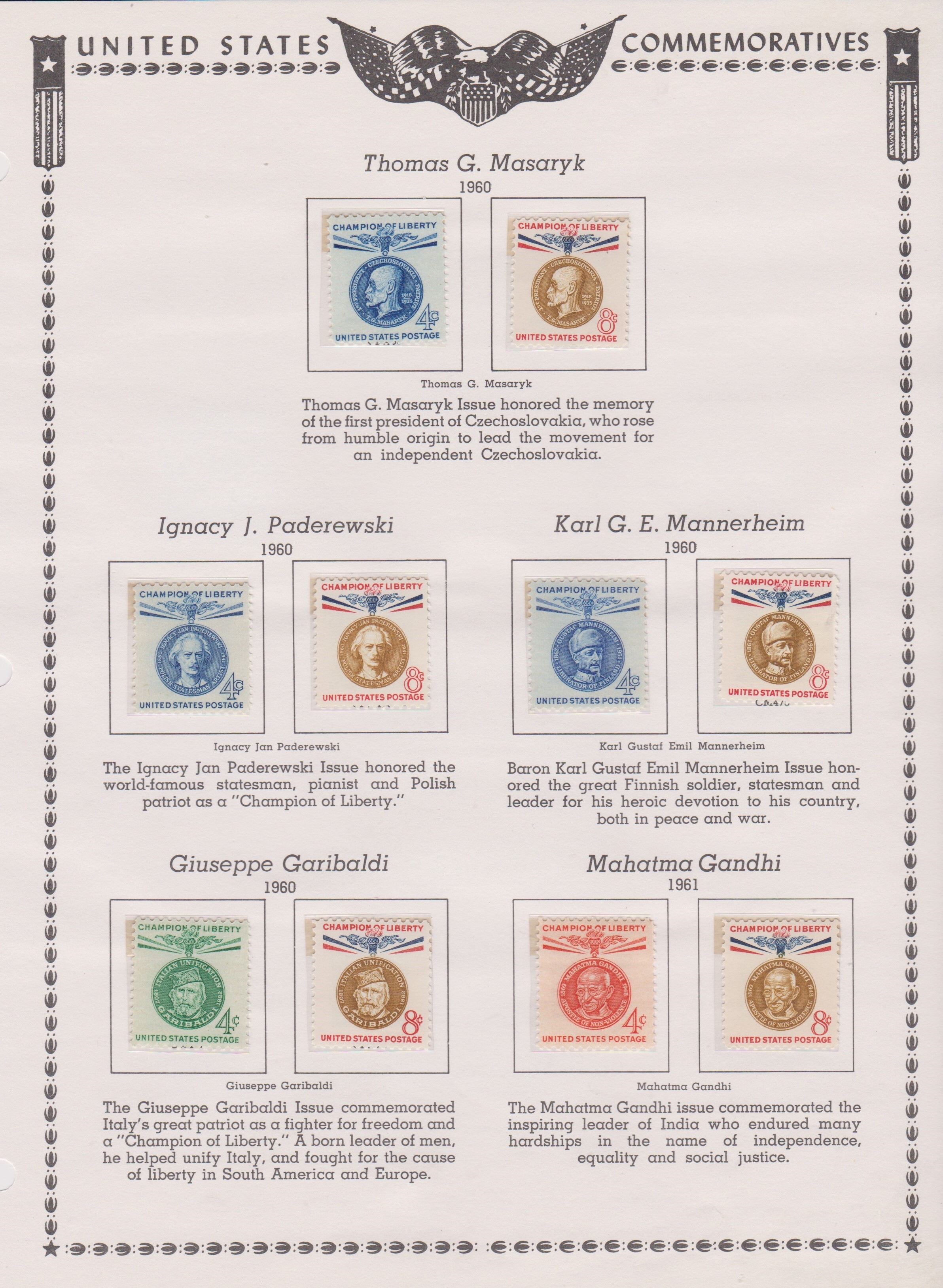Americas U.S. Postal Stamps, #1145/1175 Range from/to | United States ...
