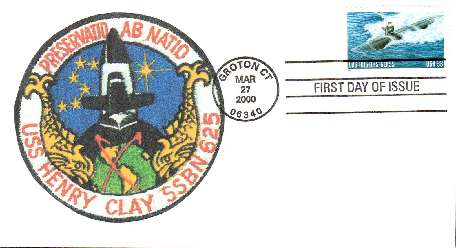 #3372 Submarine USS Henry Clay SSBN625 Unknown FDC | United States ...