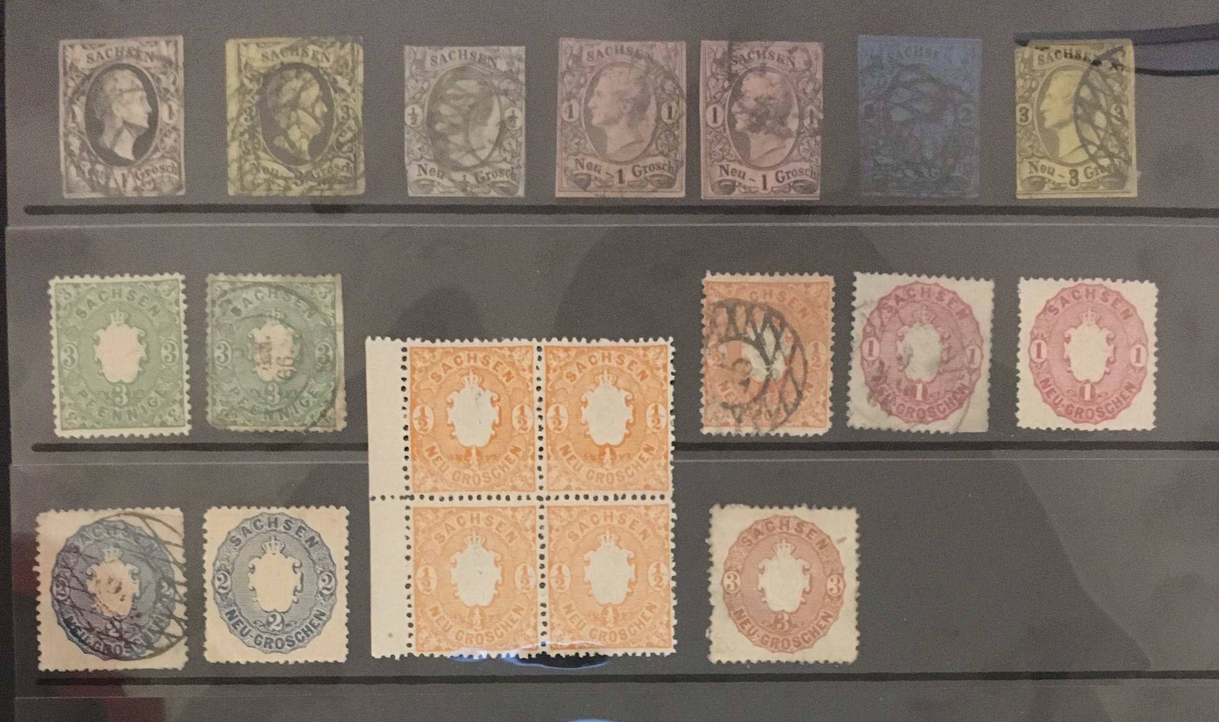 Small collection of Saxony stamps | Europe - Germany & Colonies ...