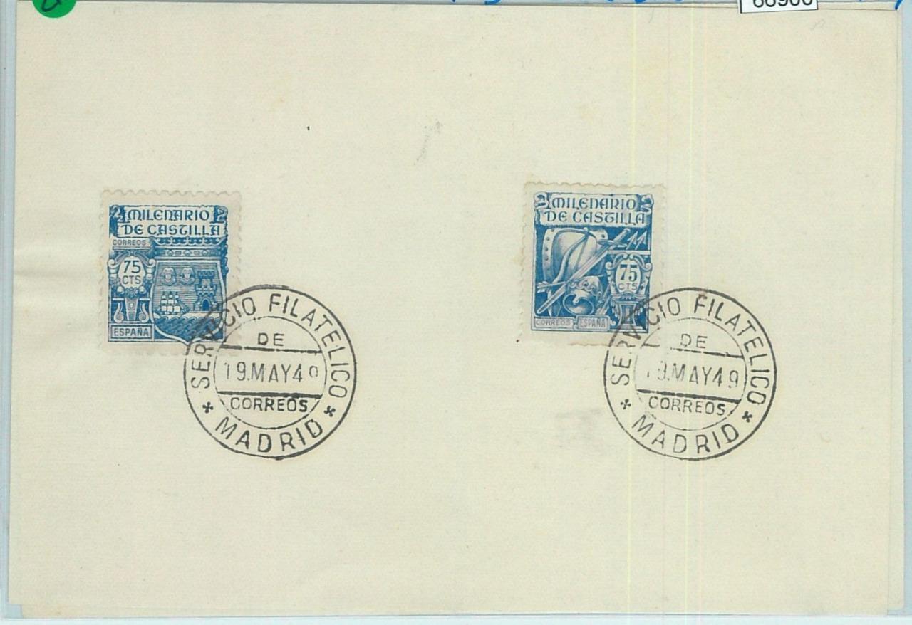 66900 - SPAIN Morocco - Postal History - CASTILLA stamps on PAPER 1949 ...