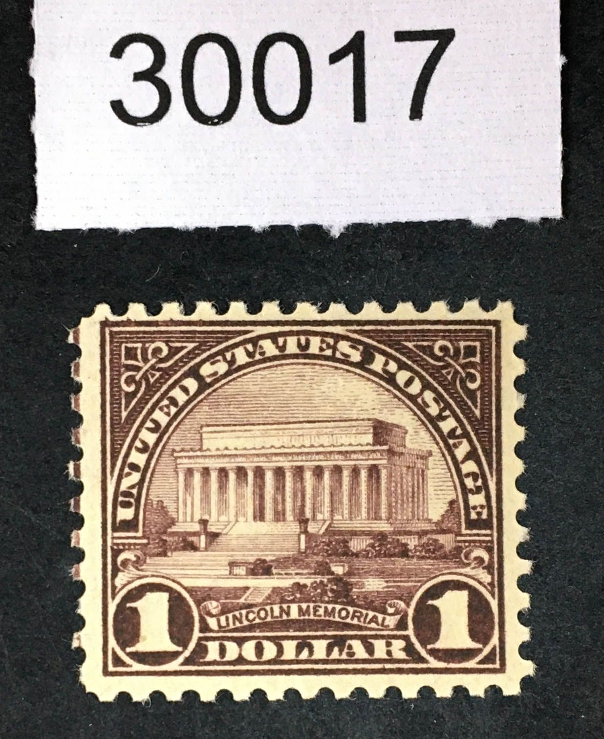US Stamps # 571 Mint OG NH Natural GUM Skips $75 LOT #30017 | United ...