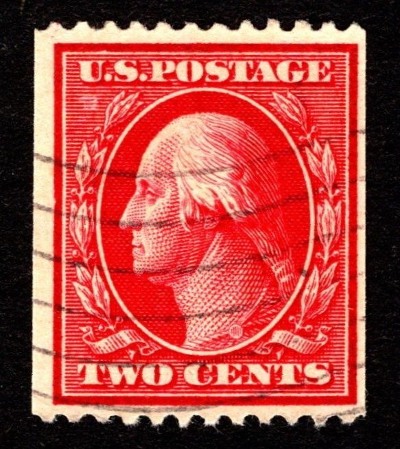 1910, US 2c, Washington, Used, Sc 386 | United States, General Issue ...