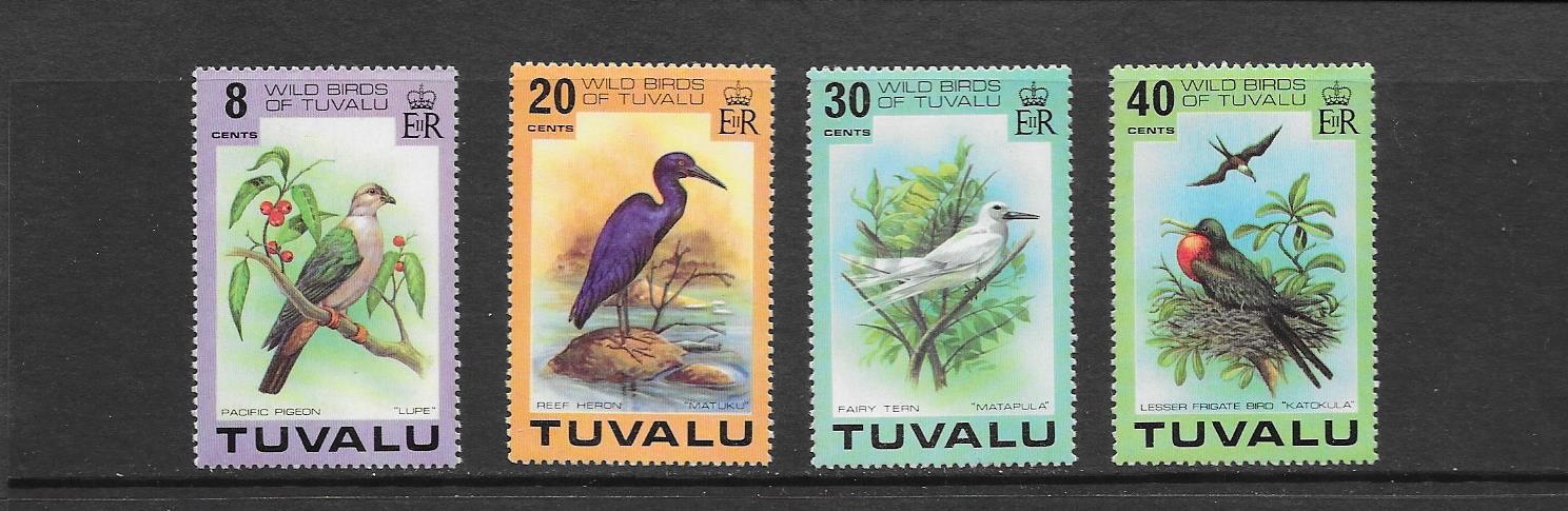 Birds - Tuvalu #73-6 MNH | Australia & Oceania - Tuvalu, General Issue ...