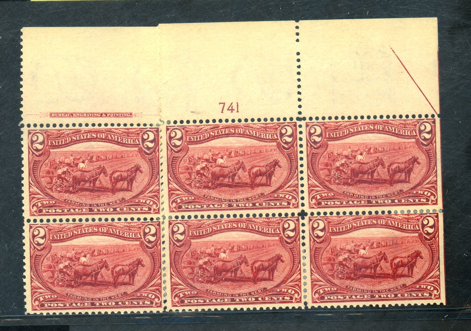 286 Mint PL Block FVF OG Several HRS for Reinfocing Cat $500 | United ...