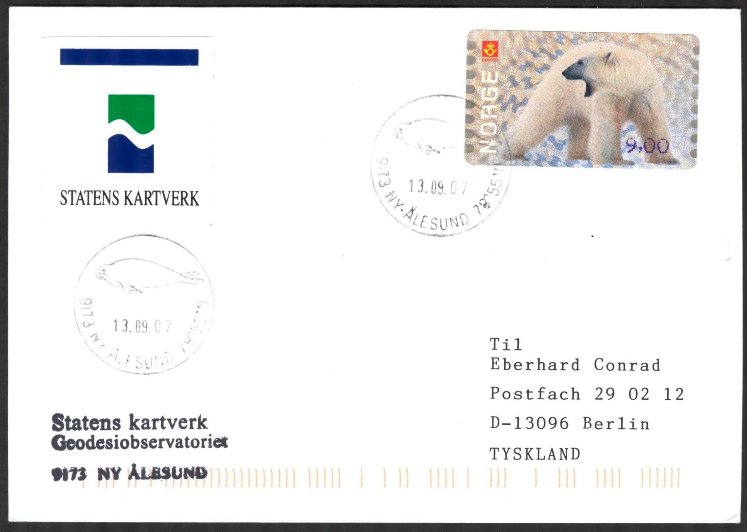 {A198} Norway 2007 Seals Polar Bears Cover | Europe - Norway, Offices ...
