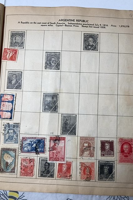 Very OLD Beat UP Stamp Book With Very OLD Stamps | Worldwide - Other ...