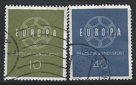 Germany #805 & 806 10p & 40p Europa | Europe - Germany & Colonies ...