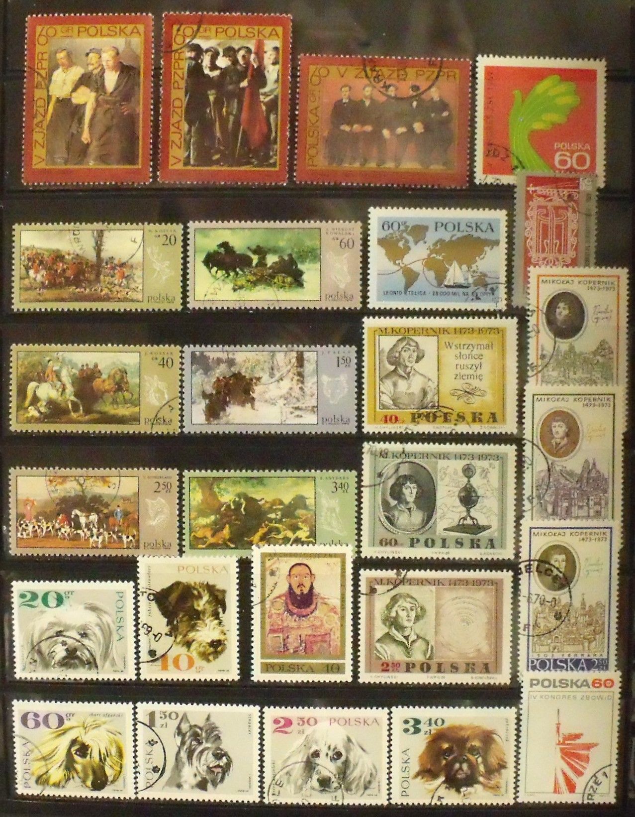 A1861 POLAND Collection Two Pages Used | Europe - Poland, Offices ...