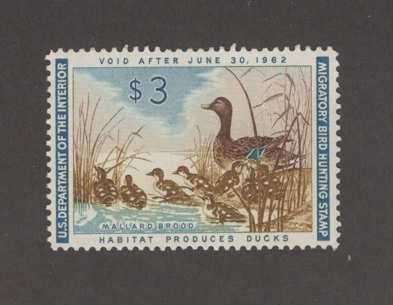 RW28 - Federal Duck Stamp Single. Mint Hinged. Original Gum. #02 RW28mh ...