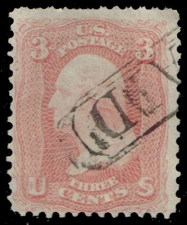 US #64b George Washington Rose Pink Shade; Used | United States ...