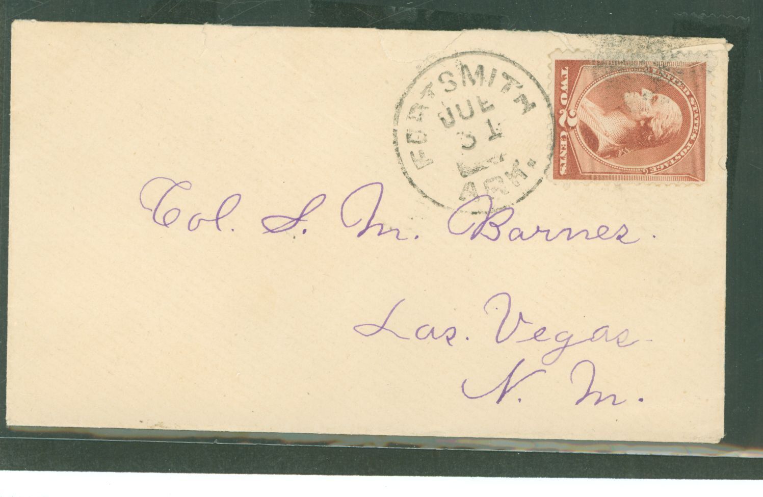 US 210 Fort Smith, Arkansas 21 Jul 1885 to Las Vegas, New Mexico ...