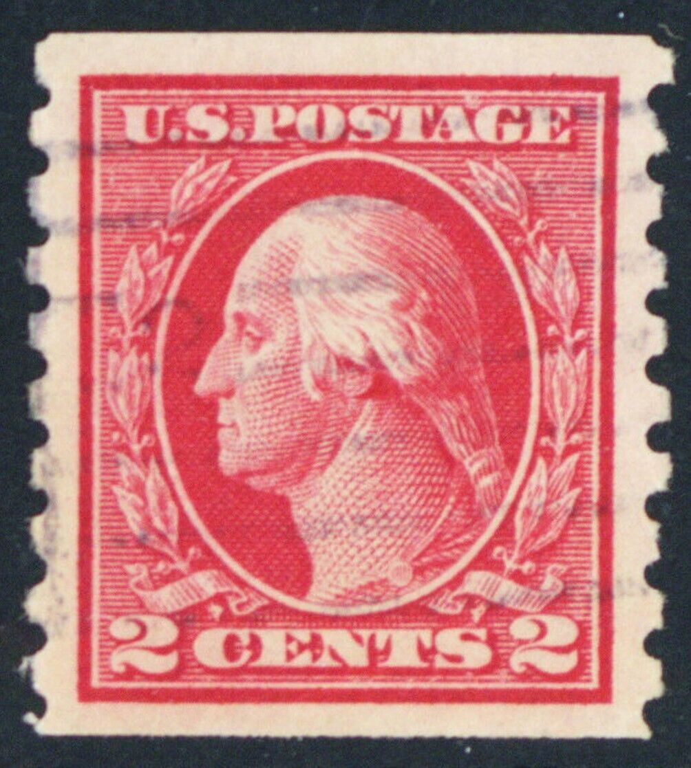 413, Used 2¢ RARE Coil With A Light Cancel * Stuart Katz | United ...