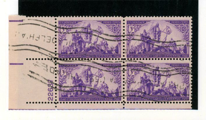 PKStamps - USA - 898 - Used - Plate Block - (B120-112 | United States ...