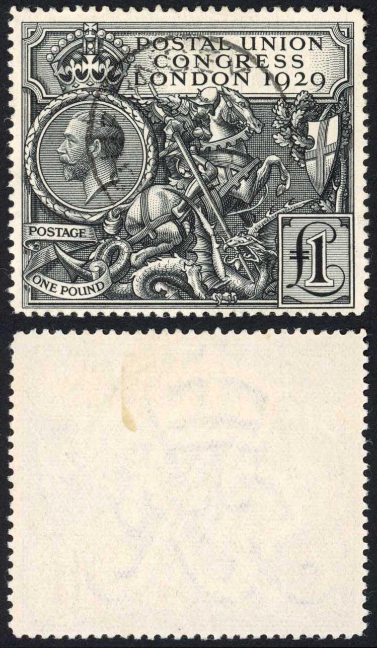 SG438 1929 One Pound PUC CDS used | Great Britain, Stamp / HipStamp