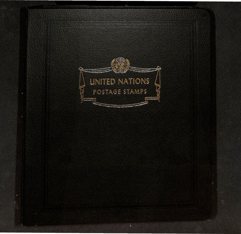 United Nations Stamp Collection in White Ace Album, Mint NH, 1951-1982 ...