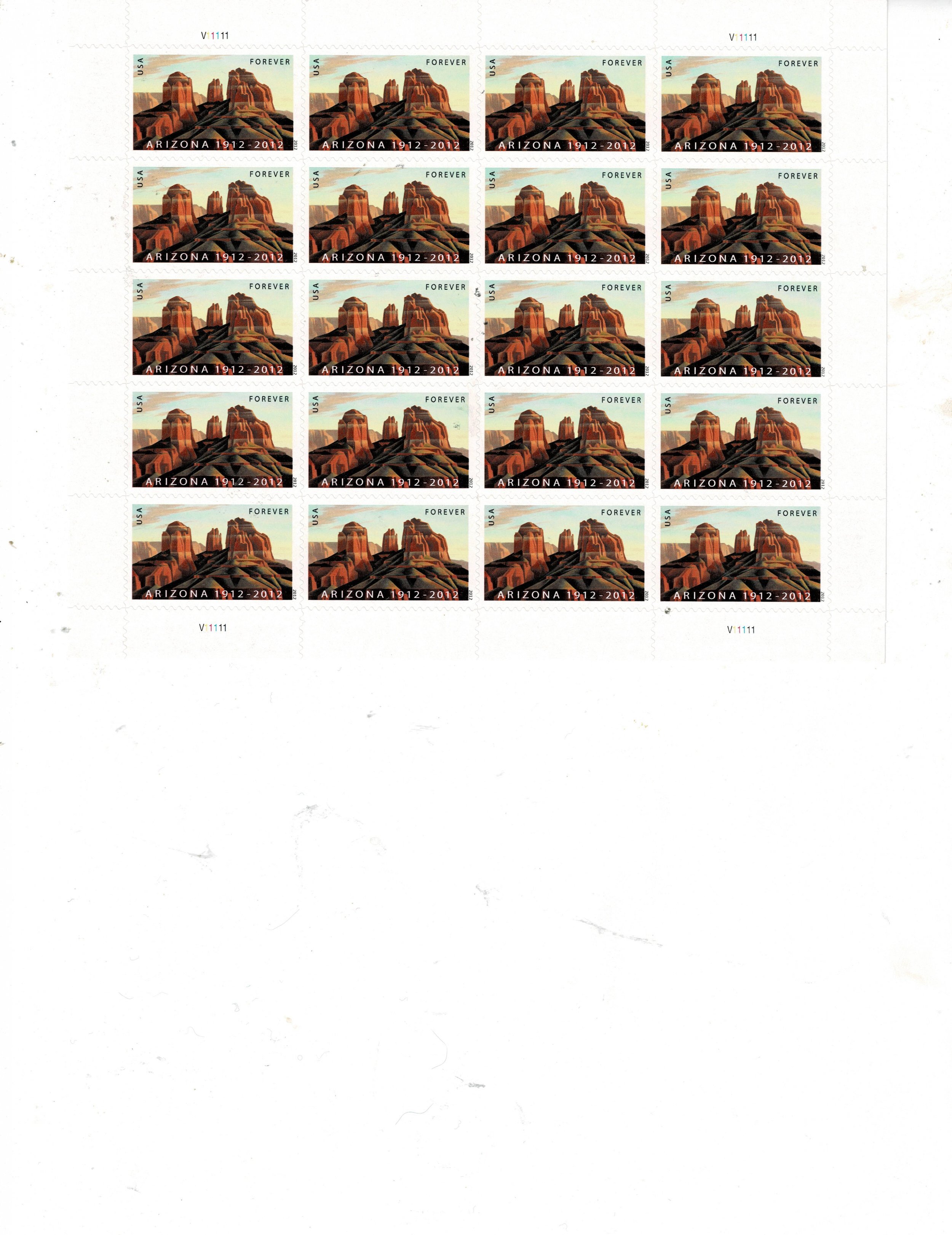 Arizona 60cent US Postage Sheet #4627 VF MNH | United States, General ...