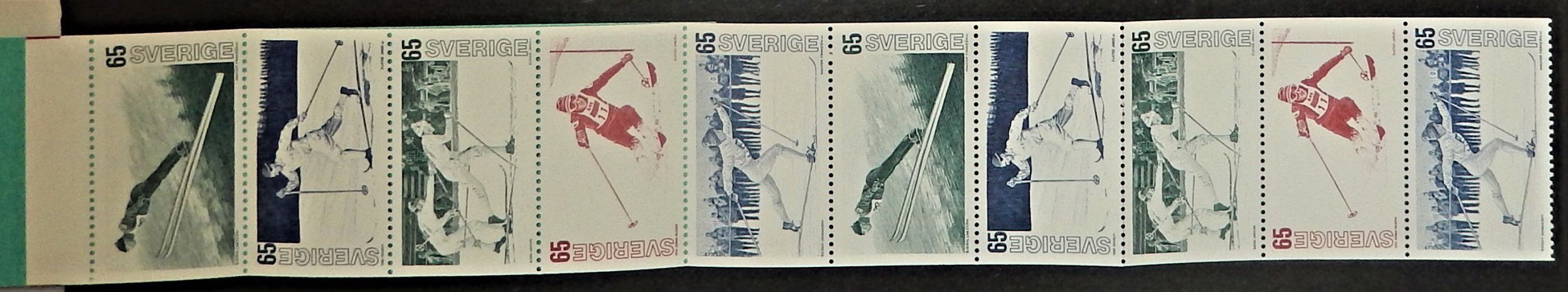 Sweden 1035a. 1974 Skiing, unexploded booklet, NH | Europe - Sweden ...