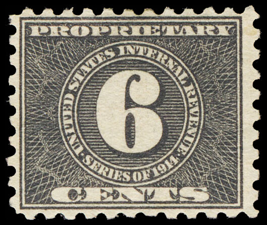U.S. REV. Proprietary Rb61 Mint (ID # 116414) | United States, Revenues ...