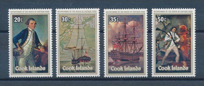 [114346] Cook Islands 1979 Sailing ships Captain James Cook MNH ...