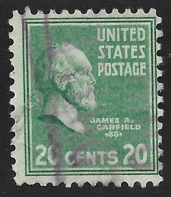 US #825 20c James A Garfield | United States, General Issue Stamp ...