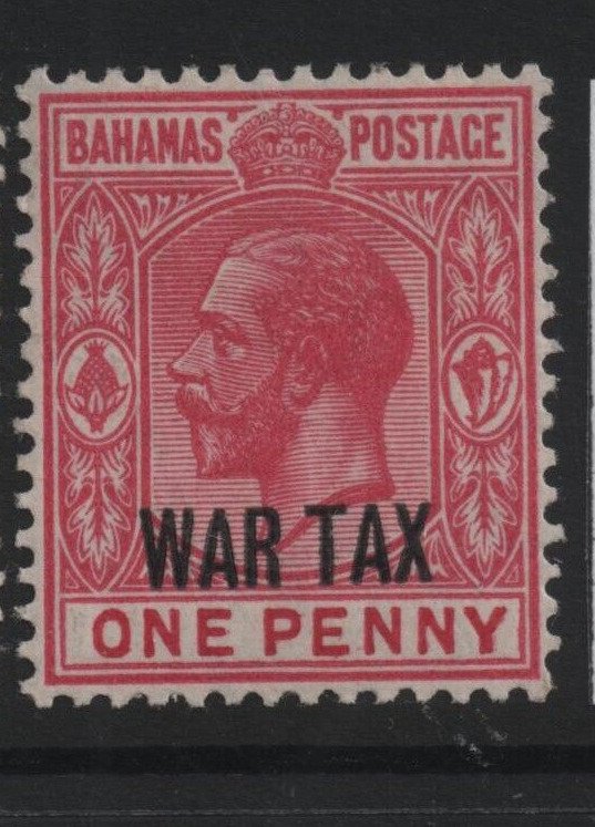 Bahamas 1918 SG97, one penny, mounted mint, War stamp 31941 | Caribbean ...