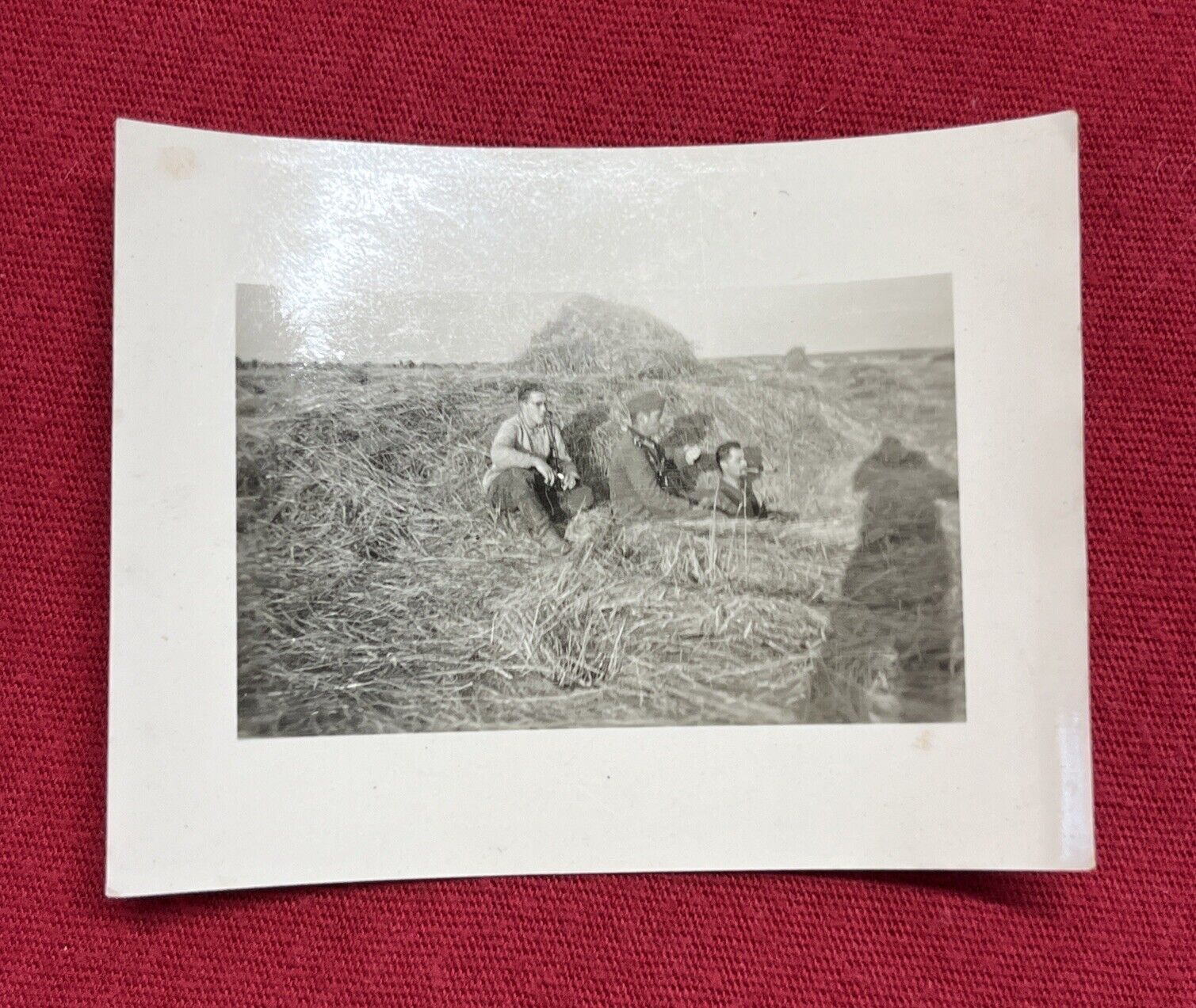 WW2 WWII Original German Military wartime Photo Soldiers Hiding In ...