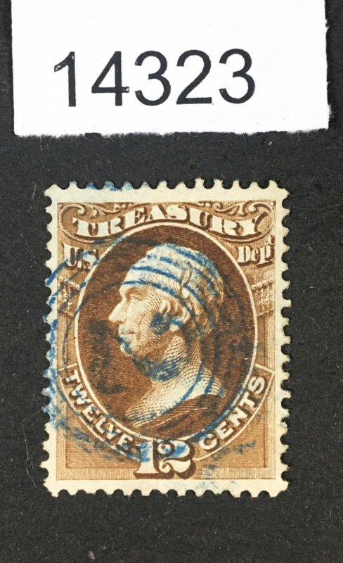 US Stamps # O78 VF Jumbo Blue Cancel Used LOT #14323 | United States ...