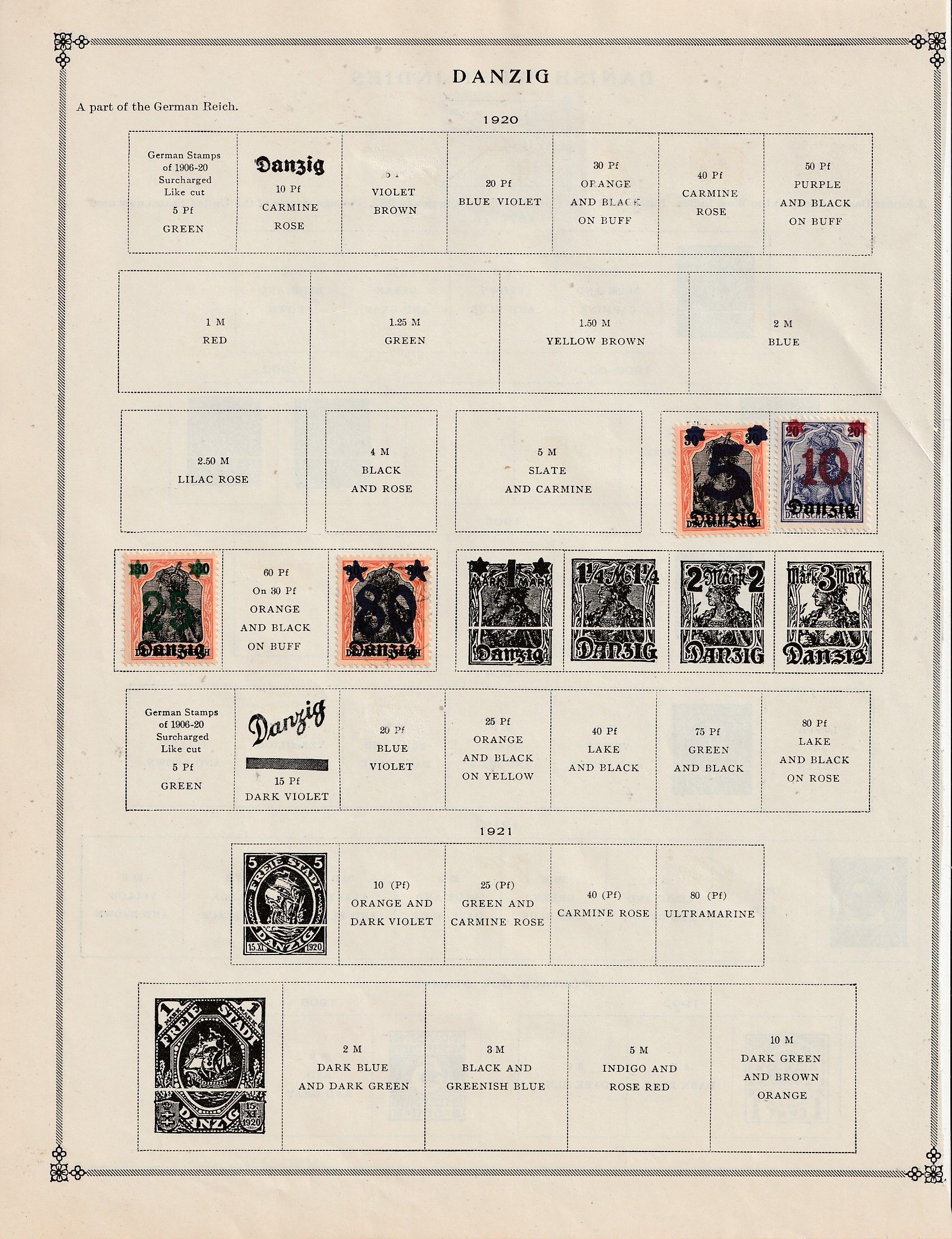 Danzig Collection - 3 Scans. All the stamps are in the scans. | Europe ...