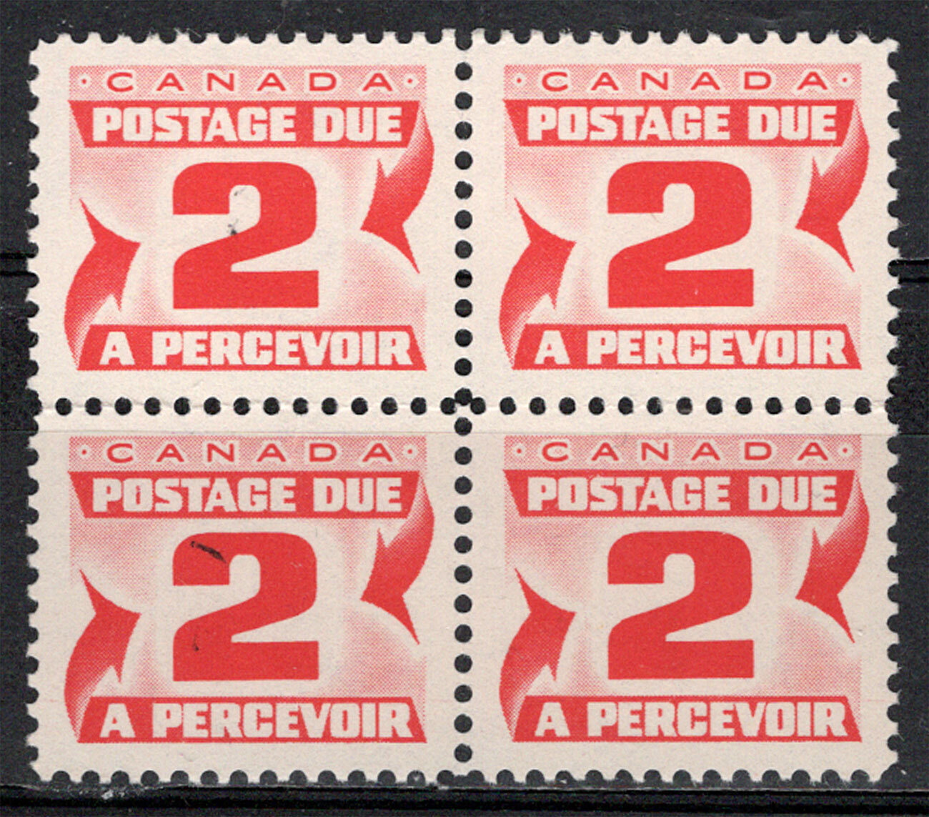 Canada - Postage Due - 2 Cents (First Issue Series) - # J22 M/NH ...