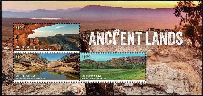 Australia 2025 Ancient Lands Minisheet MNH | Australia & Oceania ...