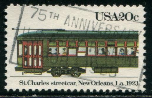 2062 US 20c Streetcars, used | United States, General Issue Stamp ...