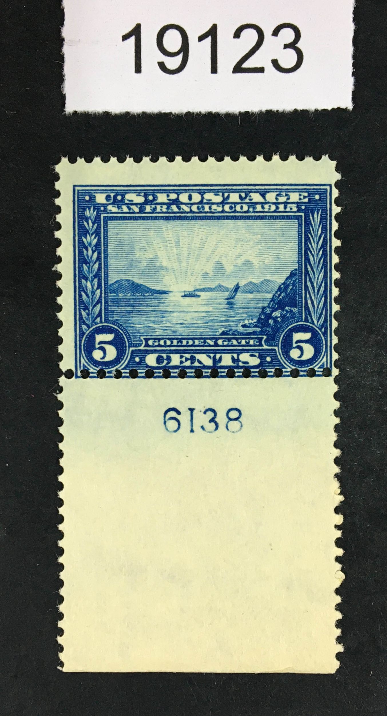US Stamps # 399 Plate Single Mint OG NH $160 LOT #19123 | United States ...