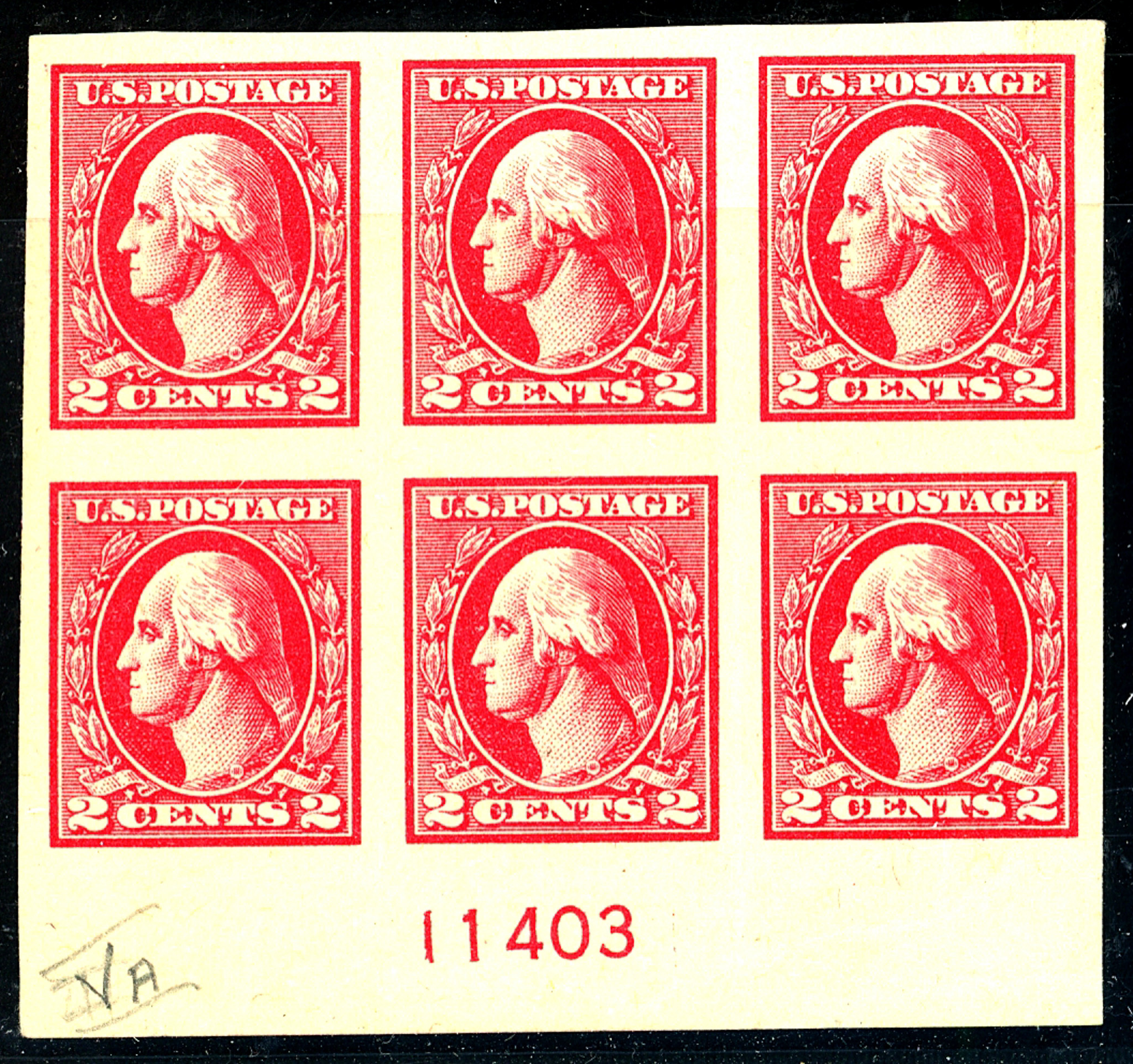 U.S. #534 Mint PL# Block of 6 OG HR | United States, General Issue ...