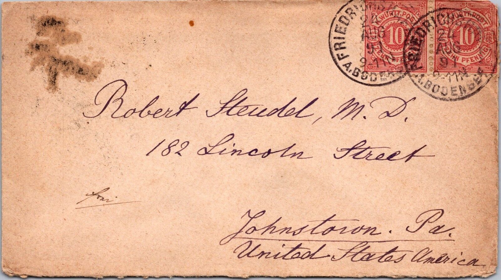 Germany 1891 - Friedrichshafen Bodensee - F71274 | Europe - Germany ...