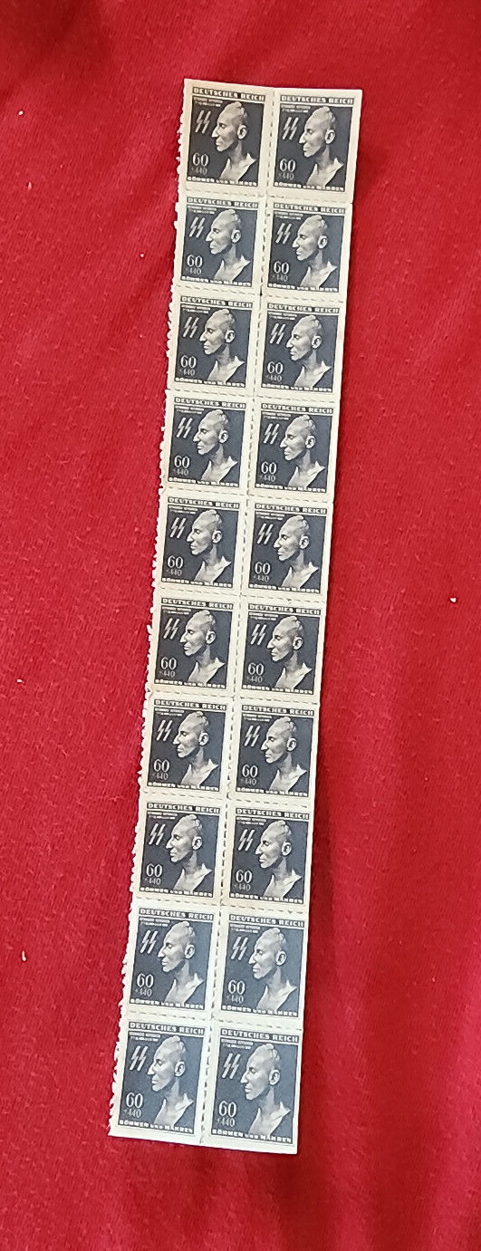 WW2 WWII Nazi Germany Third Reich German Heydrich death mask Stamp ...