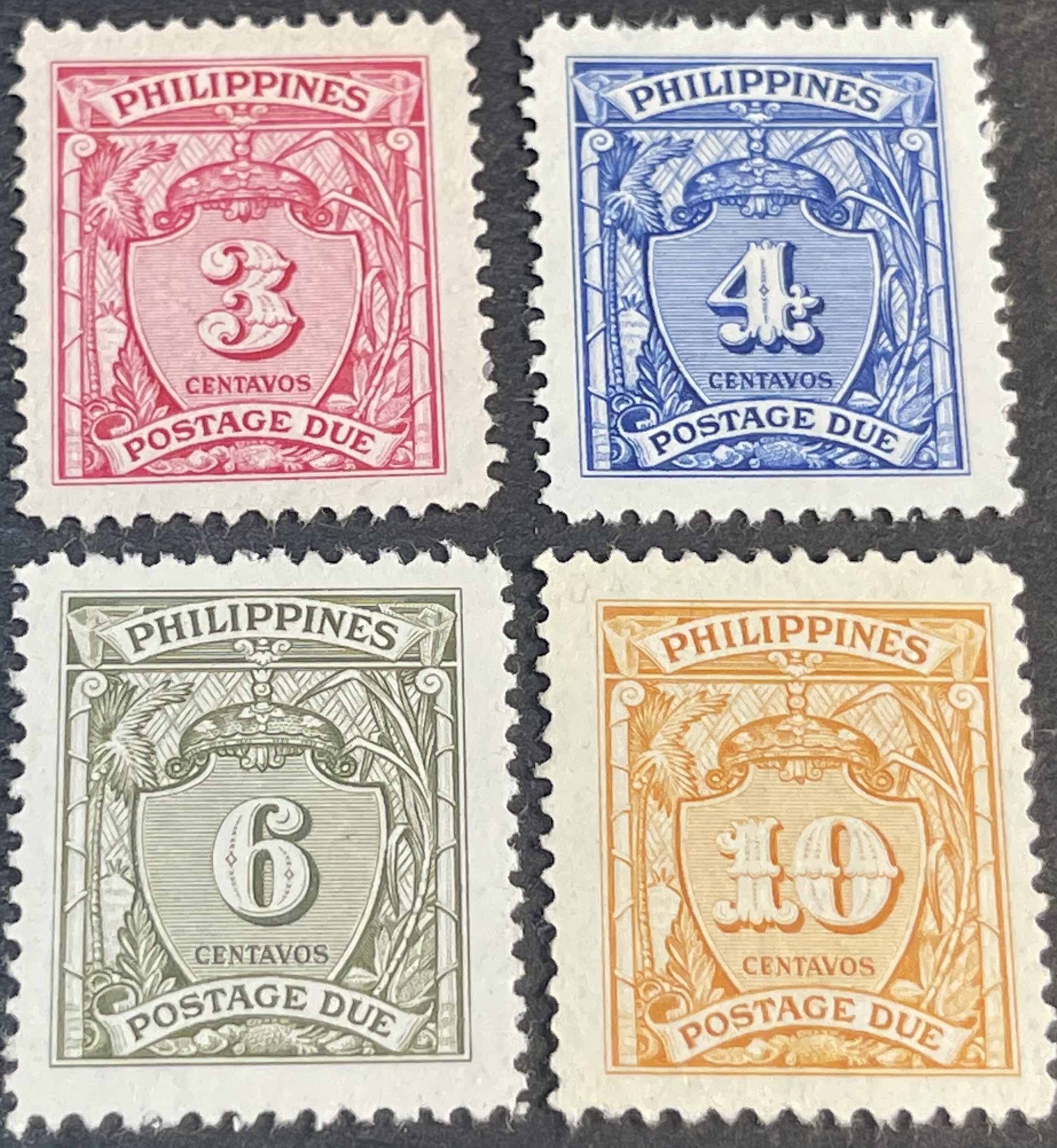 Philippines # J23-J26-Mint/NO Gum--Complete Set--Postage Due--1947 ...