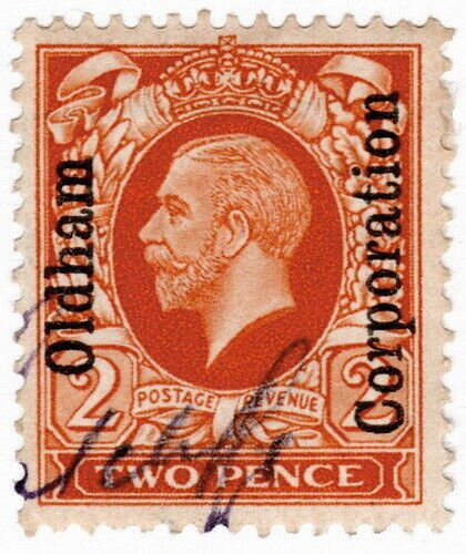(I.B) George V Commercial Overprint : Oldham Corporation | Great ...