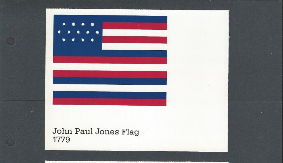UX 323 Postal Card US 1779 John Paul Jones Historical Flag 5.5" X 4.25 ...