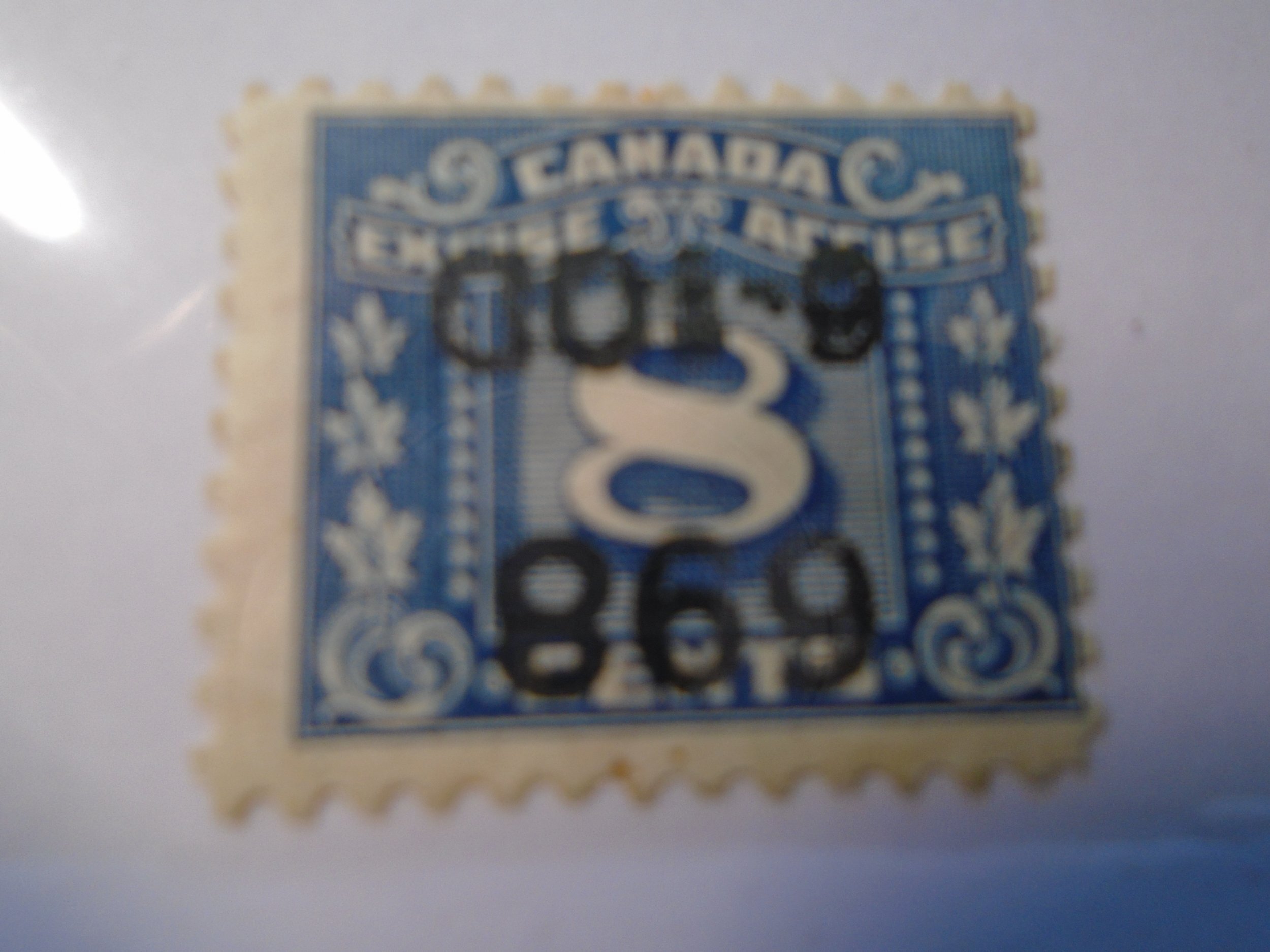 Canada Revenue Stamp van Dam # FX69 used O/P | Canada, General Issue ...