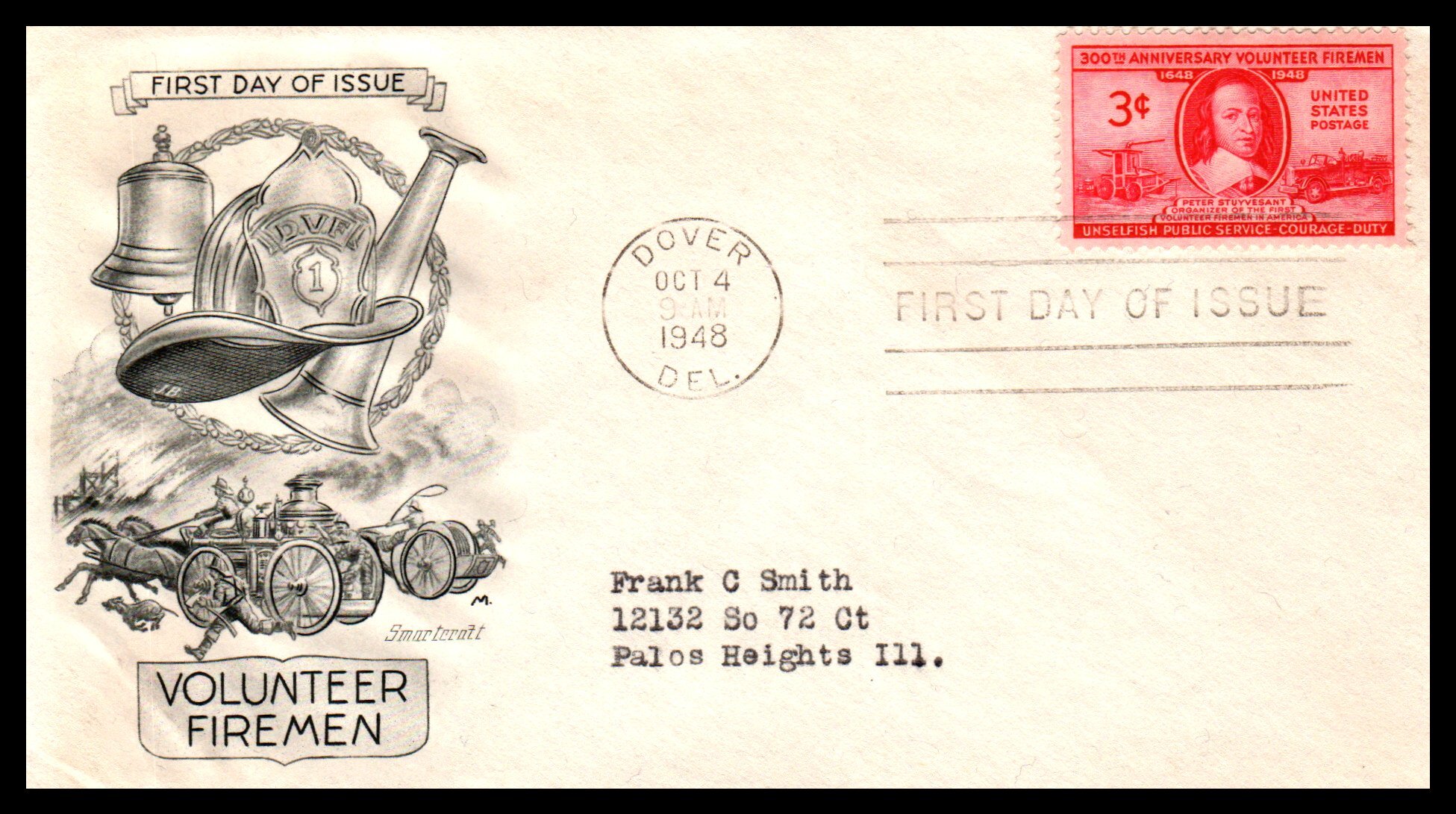 US 971 Firemen Smartcraft Typed FDC | United States, General Issue ...