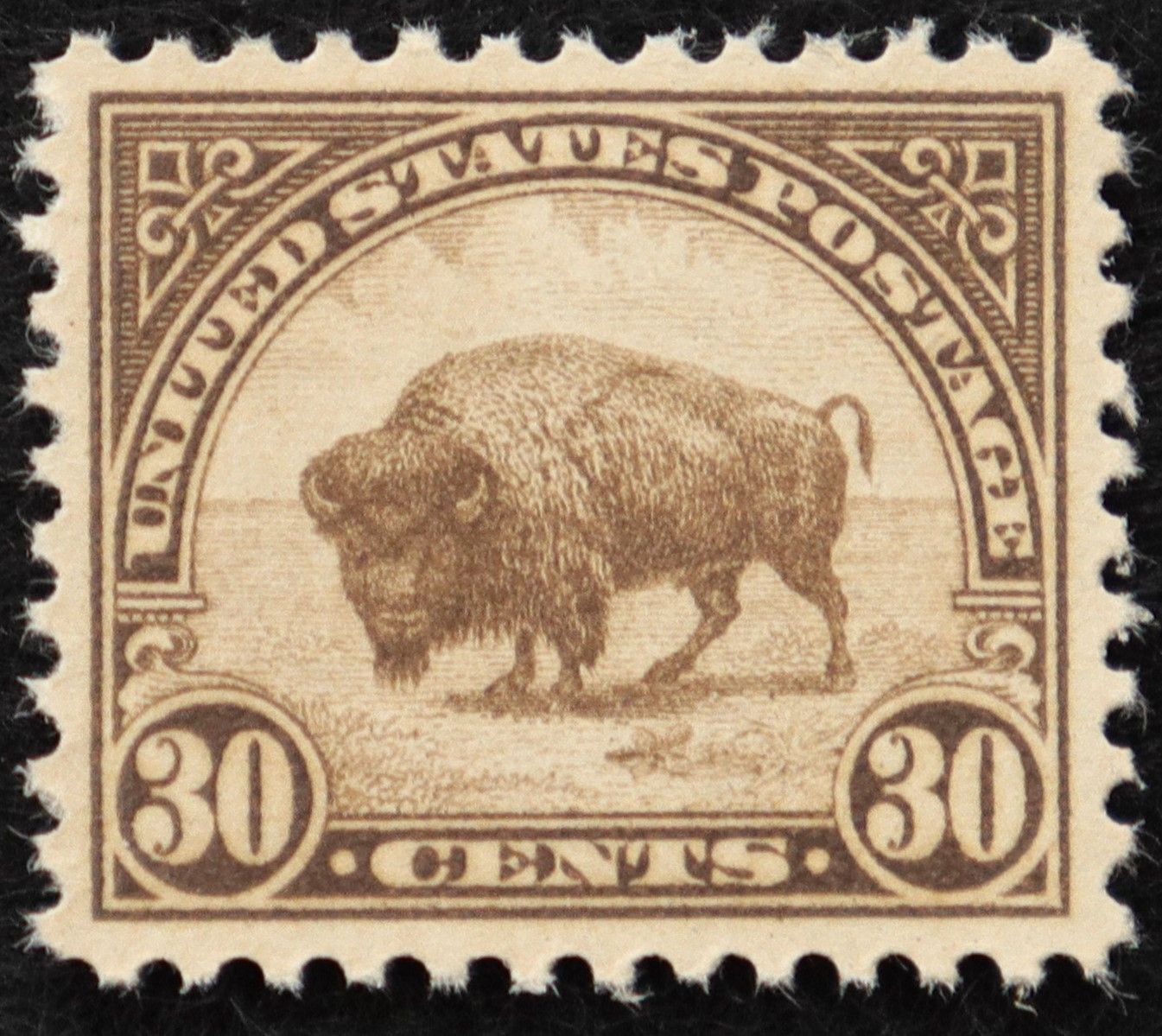 U.S. Mint Stamp Scott #700 30c Buffalo, Superb. Never Hinged. A Gem ...
