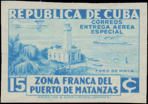 Cuba #CE1, Complete Set, Imperf, 1936, Hinged | Caribbean - Cuba, Air ...