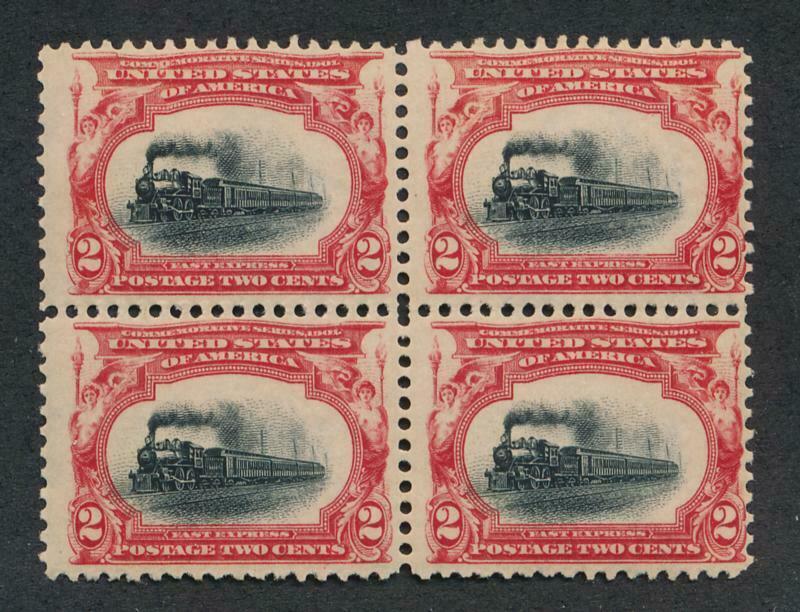 United States (Us) 295 Mint F-Vf Block of 4. Bottom 2 NH | United ...