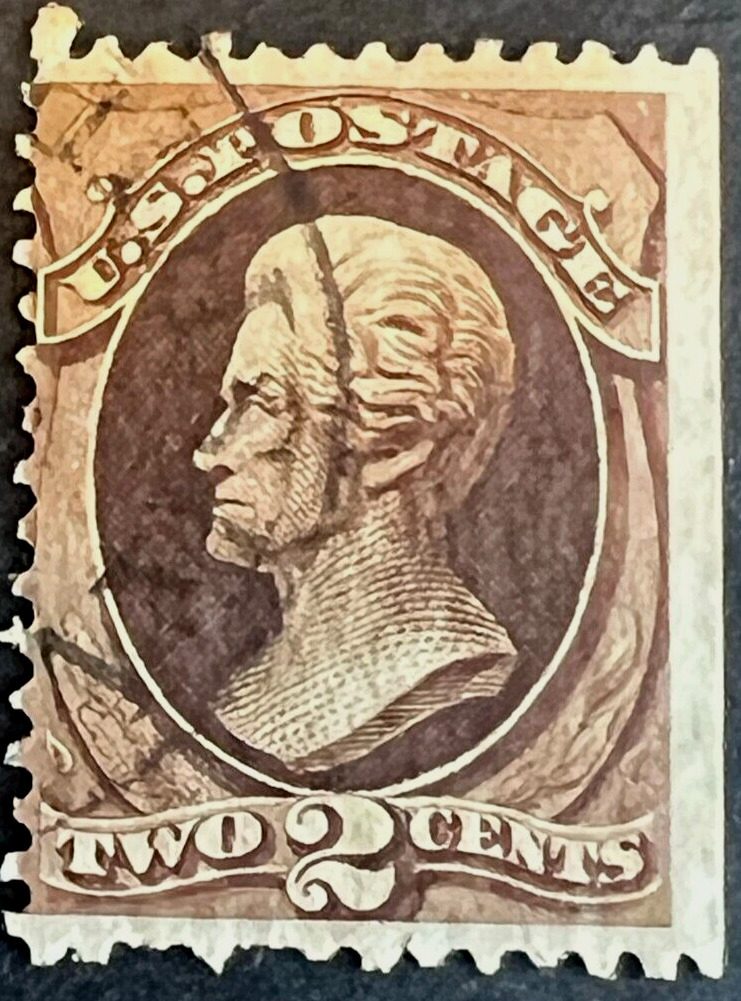 Scott#: 157 - Thomas Jefferson, w/ Secret Mark 2¢ 1873 used single ...