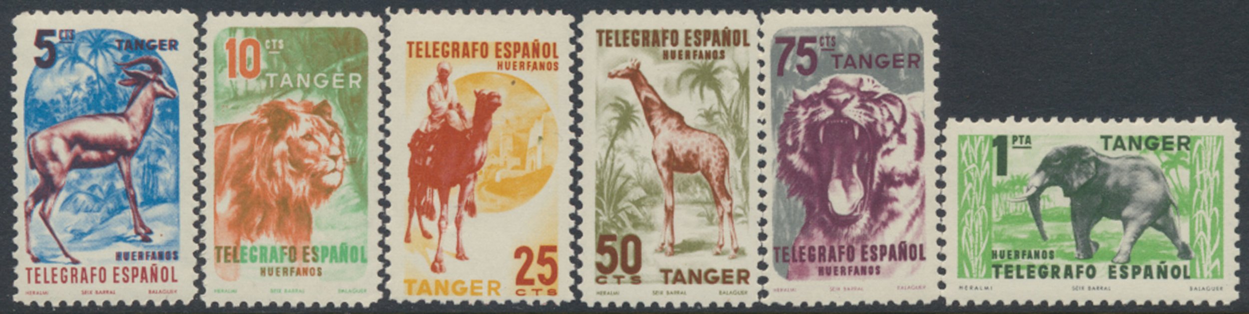 Spanish Tanger Animal Charity Labels Telegraph see details scans ...