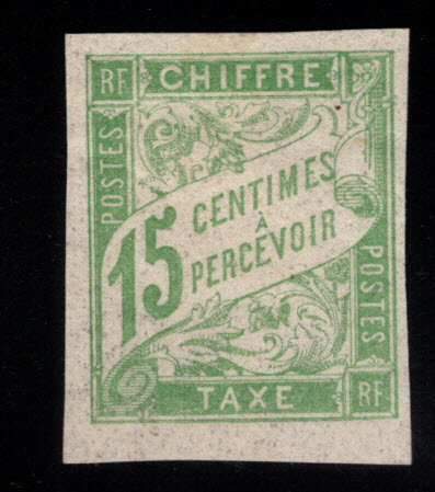 French Colonies Scott J16 MH* Imperforate postage due stamp | Europe ...