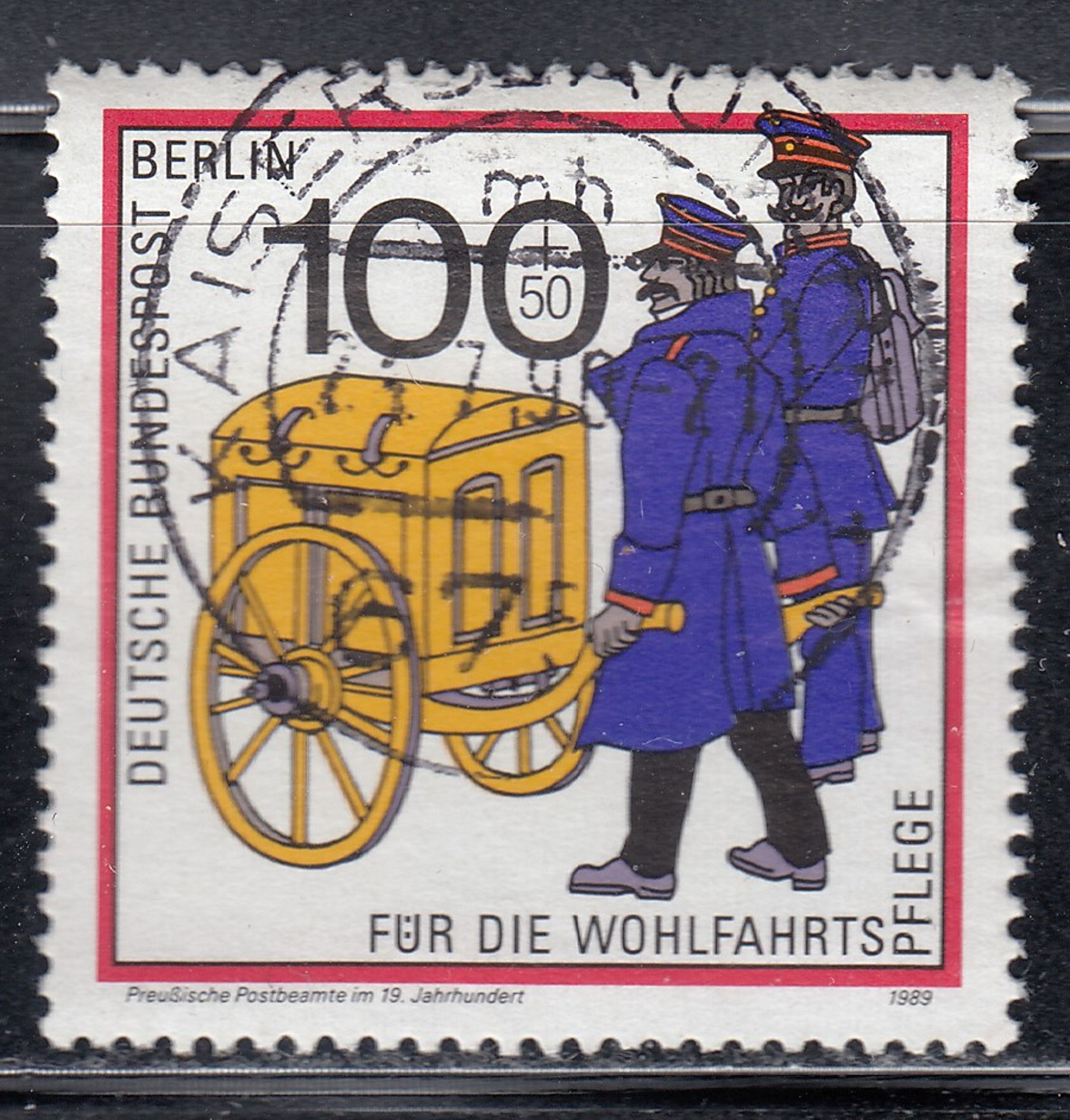 Berlin 1989 Sc#9NB274 Prussian postal official (19th century) used ...