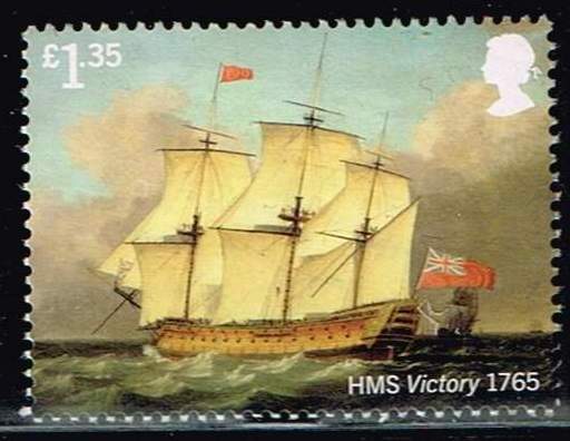 Great Britain,Sc.#3889 used Royal Navy Ships: HMS Victory 1765 | Great ...