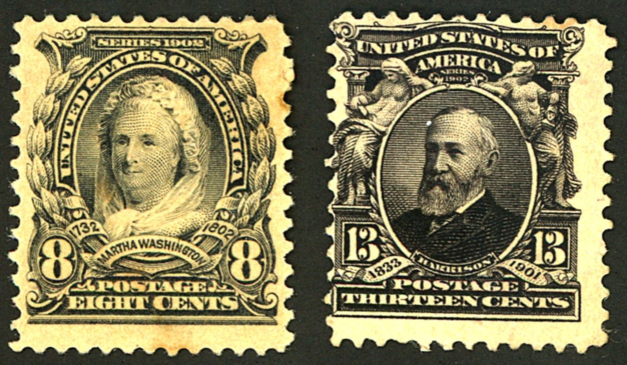U.S. #306, 308 Mint NG SET | United States, General Issue Stamp / HipStamp