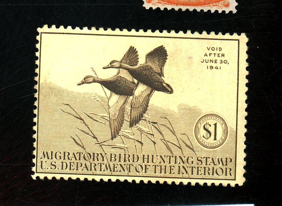 RW7 Mint Fine NO GUM Crease Cat $60 | United States, Duck Stamps ...